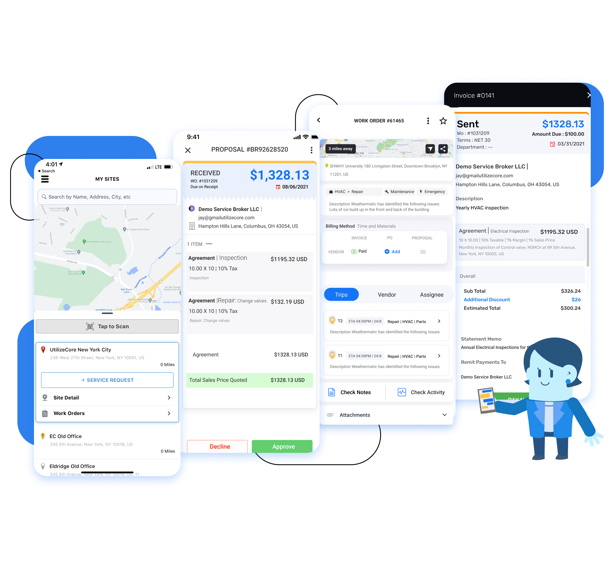 UtilizeCore SaaS Platform | Service Hvac